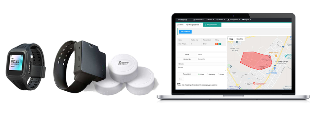 smart bracelet/gps wrist for offender tracking