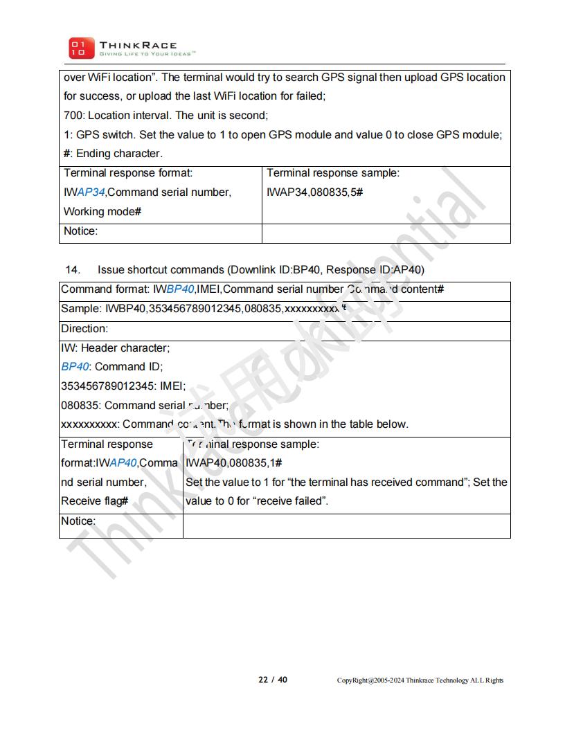 Thinkrace Smart Wearable Device Communication Protocol (English ...